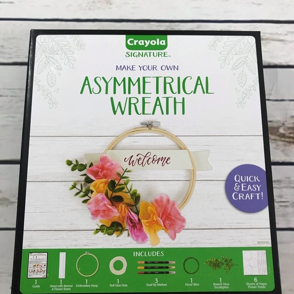 Crayola | Office | New Crayola Make Your Own Wreath Kit | Poshmark